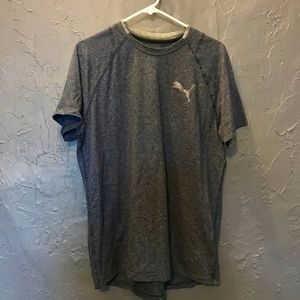 Puma | Shirts | Puma Mens Blue Grey Short Sleeve Tshirt | Poshmark